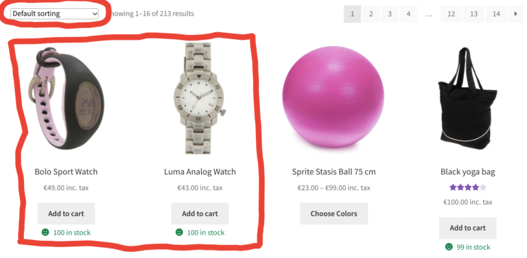 Woocommerce Sort By Featured Products Shop